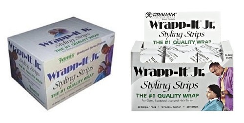 Graham Wrapp-It Jr. Styling Strip Refills 9 packs of 40 strips | eBay