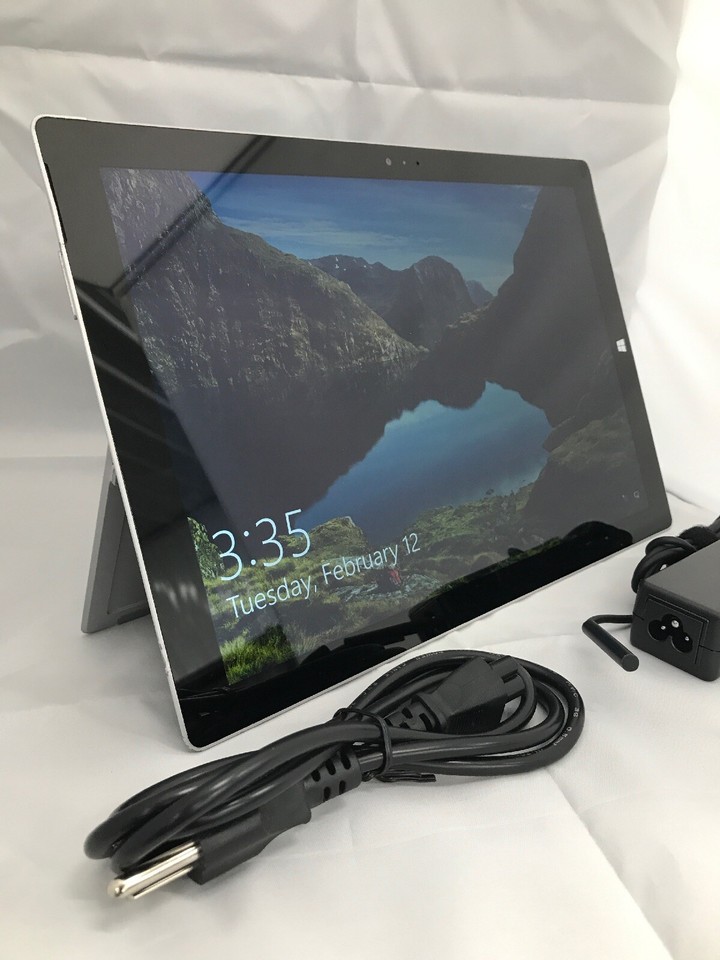 Microsoft Surface Pro 3 Wi-Fi, 12in - Silver 64/128/256 GB i3/i5/i7 ...