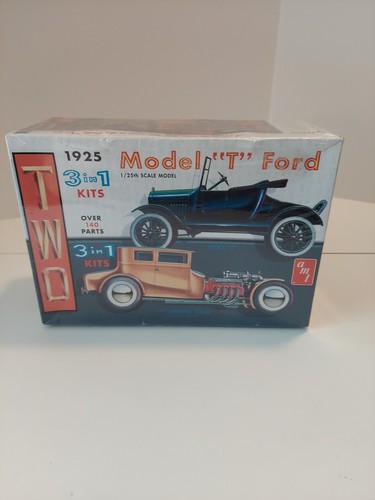 1925 Model "T" Ford AMT 626 1:25 3in1 Stock & Chopped Coupe Factory ...