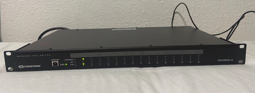 Crestron CEN-SWPOE-16 Managed 16-Port Gigabit Ethernet PoE+ Switch ...