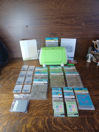 Cuttlebug Embossing Machine With Plates And Large Lot Of New ...
