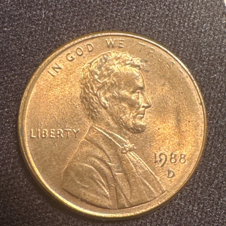 1988 D Wide AM "Flared G" Lincoln Memorial Penny - RARE! | eBay
