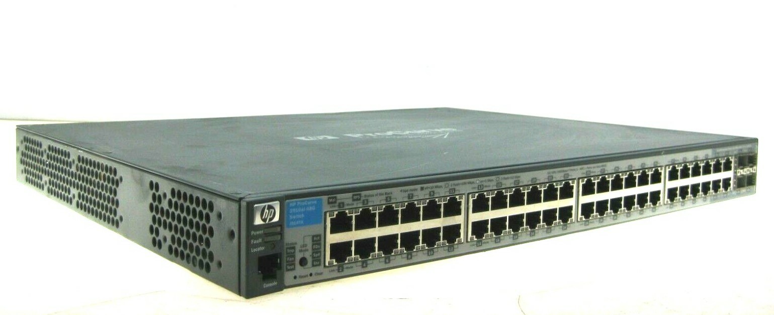 HP ProCurve 2910al-48G 48 Port Gigabit Ethernet Switch J9147A with Rack ...