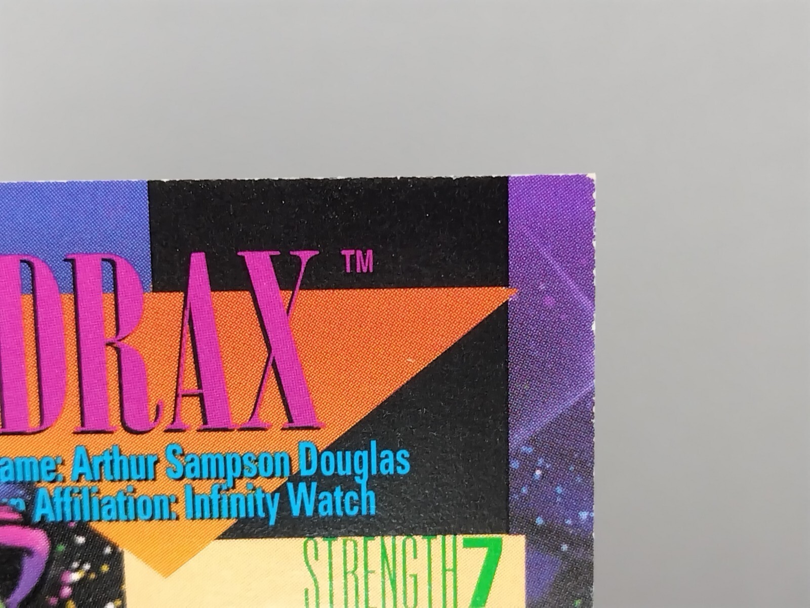 DRAX X-MEN Card Combat 1993 TCG Skybox Marvel Entertainment Group ...
