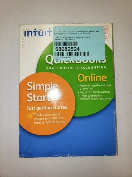 Intuit QuickBooks Online Simple Start 2011 for PC, Mac for sale online ...