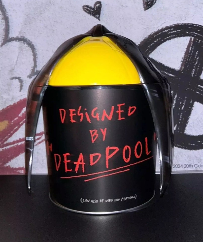Deadpool & Wolverine Movie Popcorn Bucket Film Premiere AMC Marvel RARE ...