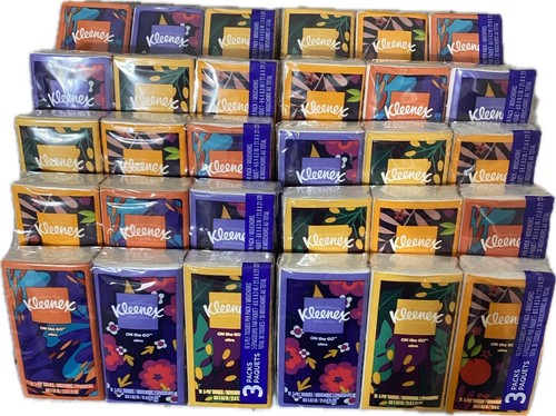 Kleenex Brand On The Go Ultra Packets, 10 Tissues Per Pack, 30 Packs ...