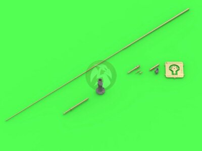 Master 1/35 AT-1011(U) HF Whip Antenna w/Tilt Adapter for Modern AFVs ...