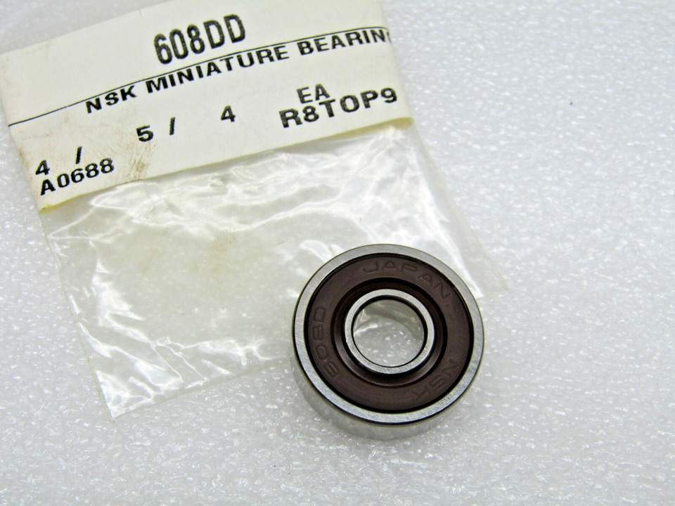 NSK 608DD 608-2RS 8mm X 22mm X 7mm Sealed Bearing 608DD1MC3 | eBay