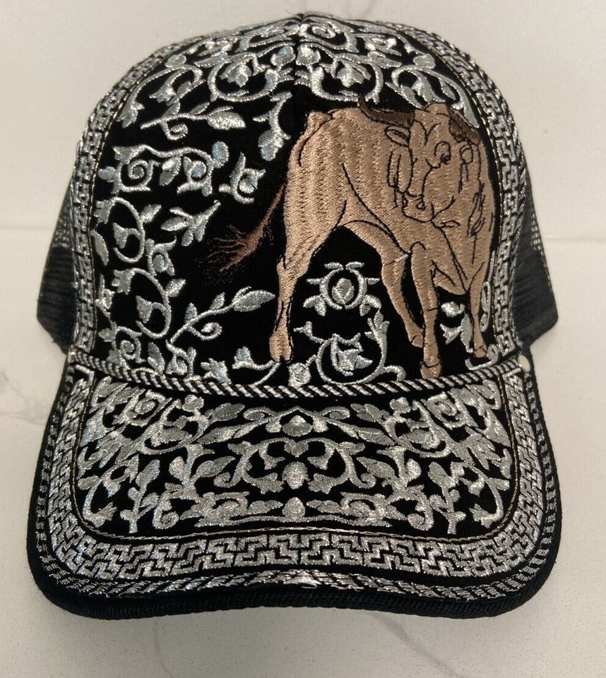 Silver Color Plated Hat Artisanal MeshBack Gris Gorra Artesanal ...