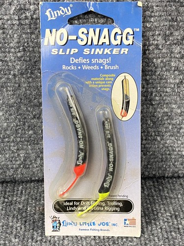 LINDY Little Joe, Inc. No Snagg Slip Sinkers 3/8 Ounce 2-Pack ...