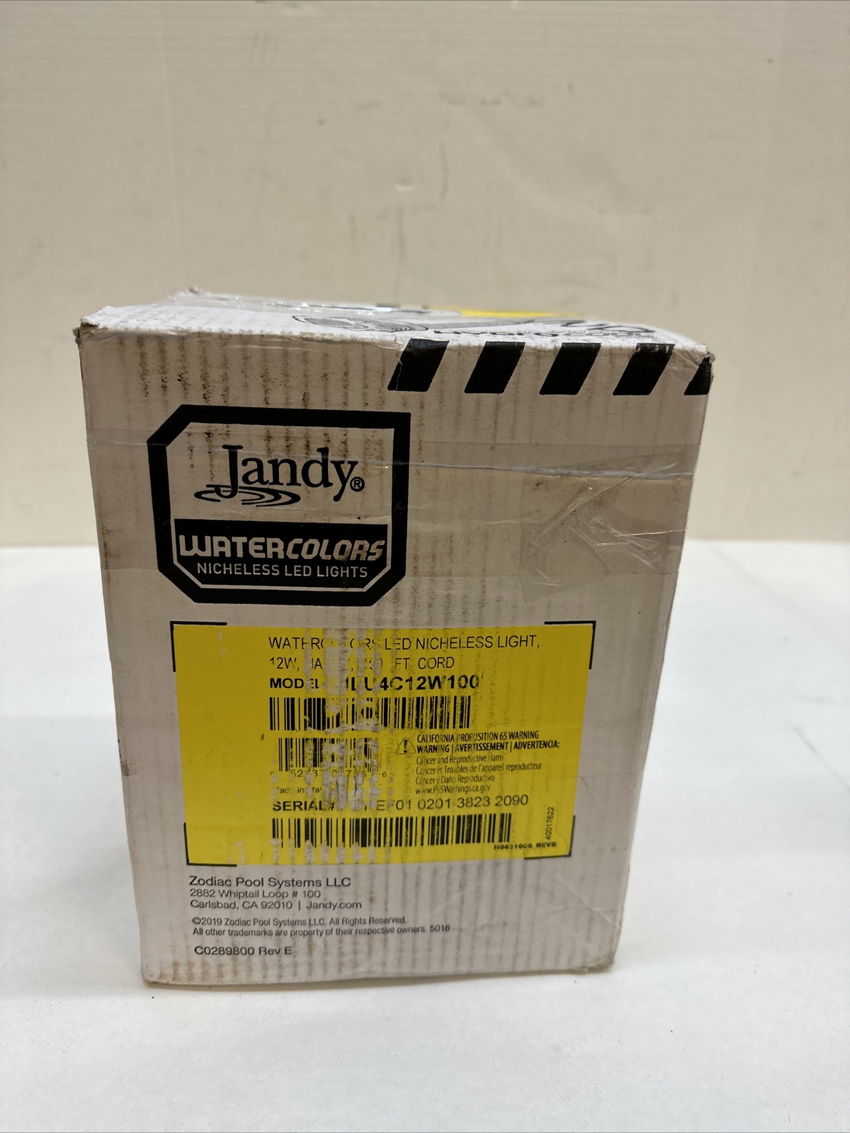 Jandy WaterColors Nicheless LED Light - JLU4C12W100 for sale online | eBay