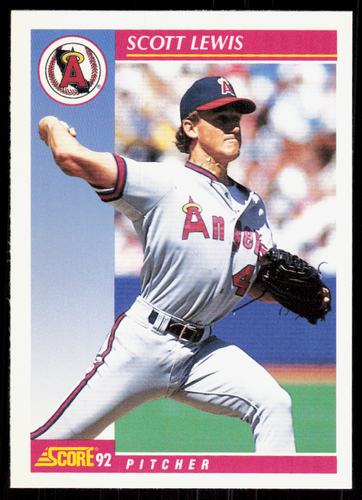 1992 Score 165 Scott Lewis California Angels | eBay