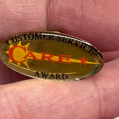 CARE Customer Service Award Vintage Tack Pin T-5386 | eBay
