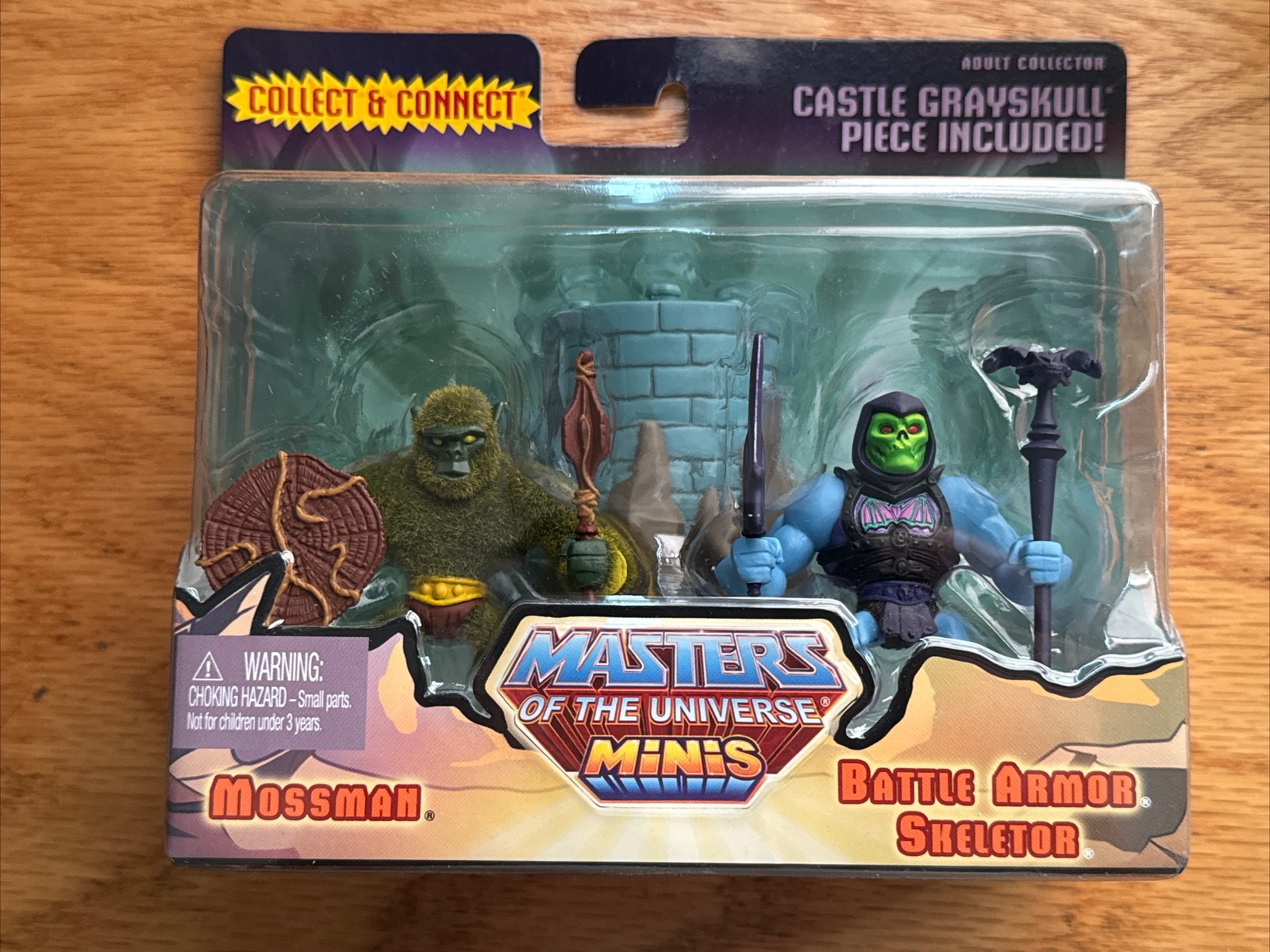 2013 MOTU Mossman & Battle Armor Skeletor Mini Figures Matty Collector ...