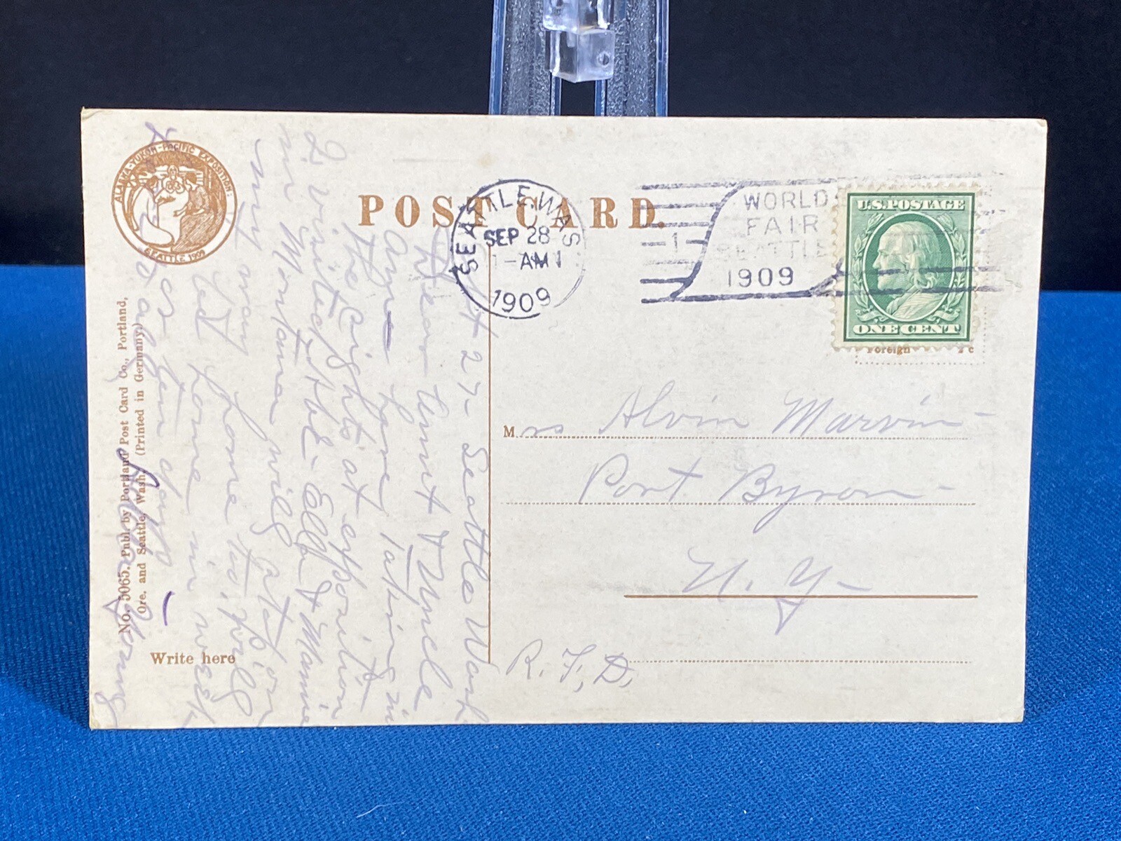 Cascade Ridge Washington Postcard Posted 1909 Seattle World's Fair ...