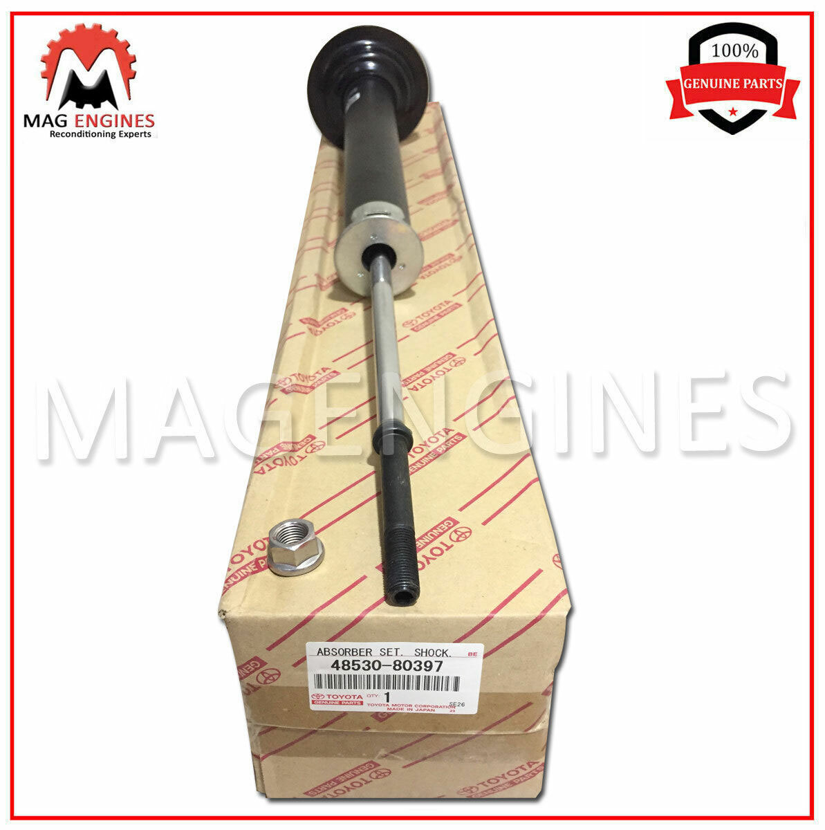 48530-80397 GENUINE OEM ABSORBER ASSY, SHOCK, REAR, RH/LH 4853080397 | eBay