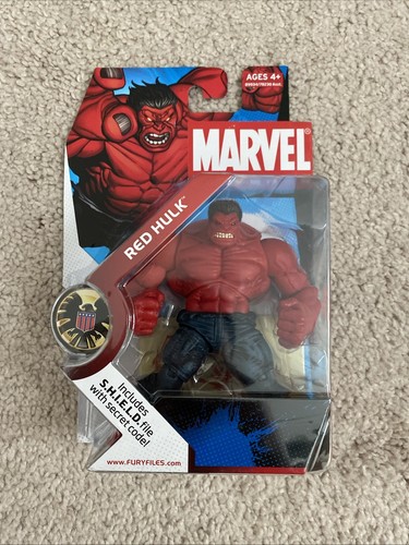 Marvel Universe 3.75 Red Hulk Shield Series Figure 028 | eBay