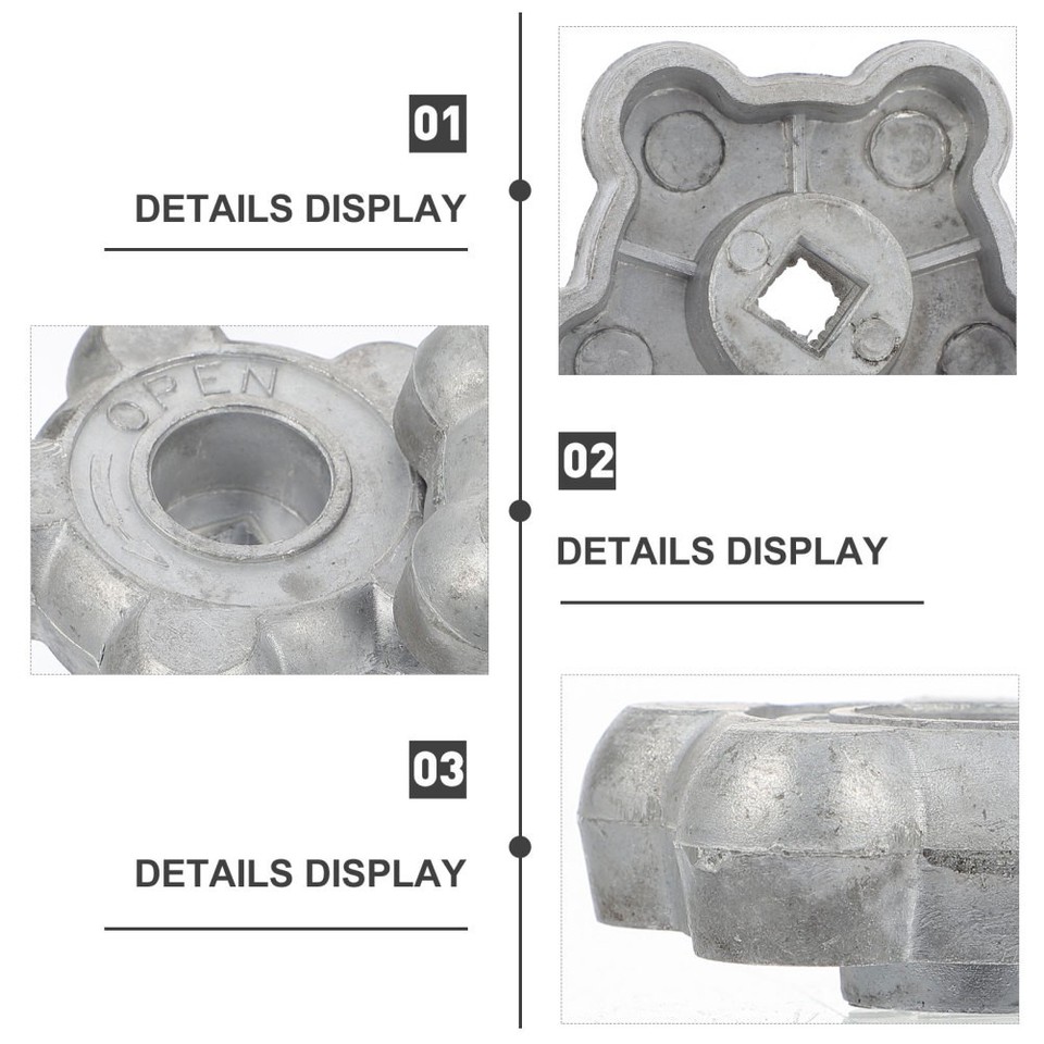 4 Pcs Gate Valve Handwheel Replacement Tap Valves Angle Neutral Handle ...