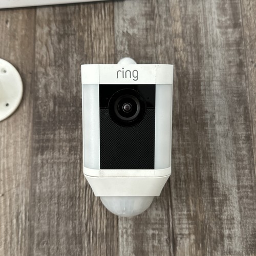 Ring Wireless Outdoor Spotlight Security Camera with Wall/Ceiling Mount ...