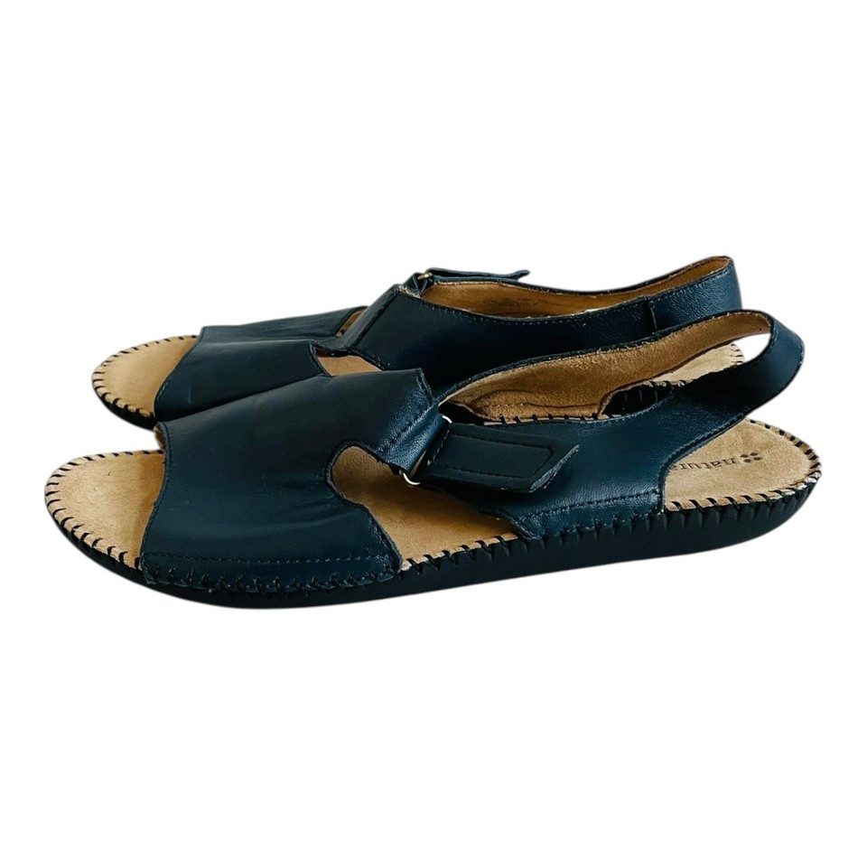Naturalizer Scout Navy Blue Genuine Leather Women’s Comfort Flat ...