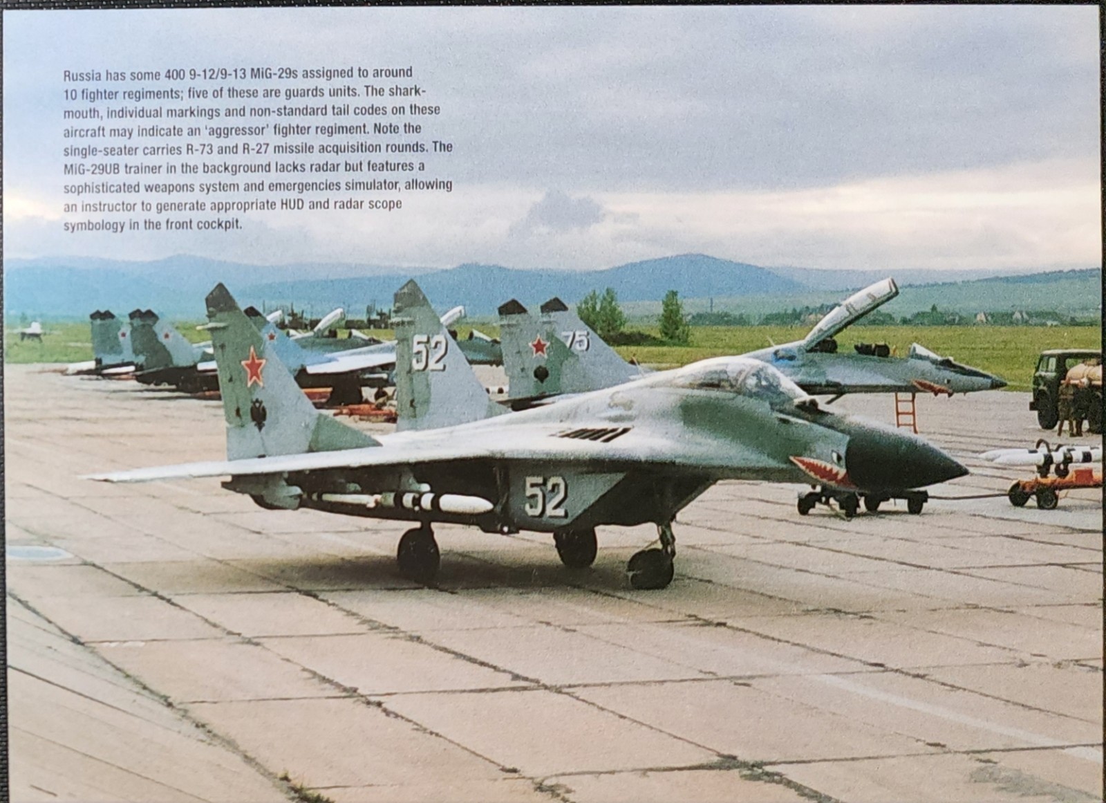 Mikoyan MiG 29 MiG-29 Jet Plane Picture Aircraft Aviation Original Page ...
