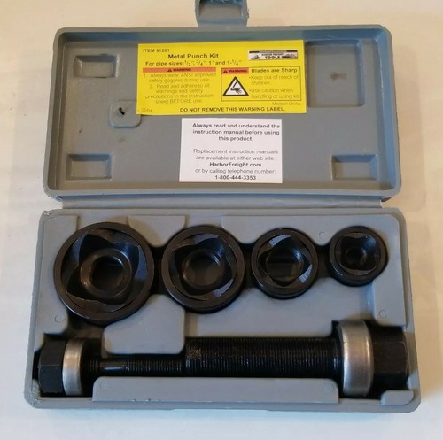 Central Forge Harbor Freight Tools Punch Set-knock Metal Kit Item 91201 ...