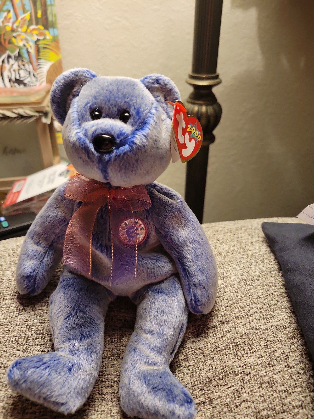 Ty Beanie Babies “E Baby” Periwinkle February 2000 with Errors | eBay