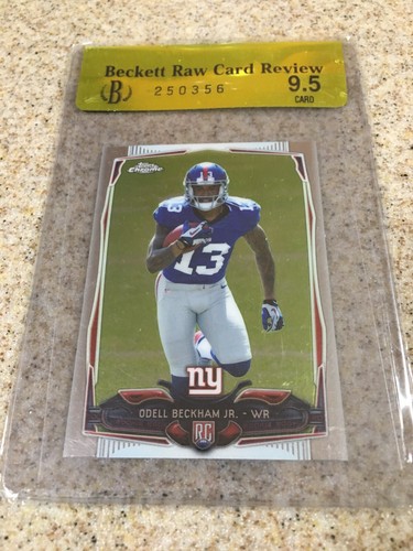 2014 Topps Chrome ODELL BECKHAM JR. Rookie Card #117 Beckett Raw 9.5 | eBay