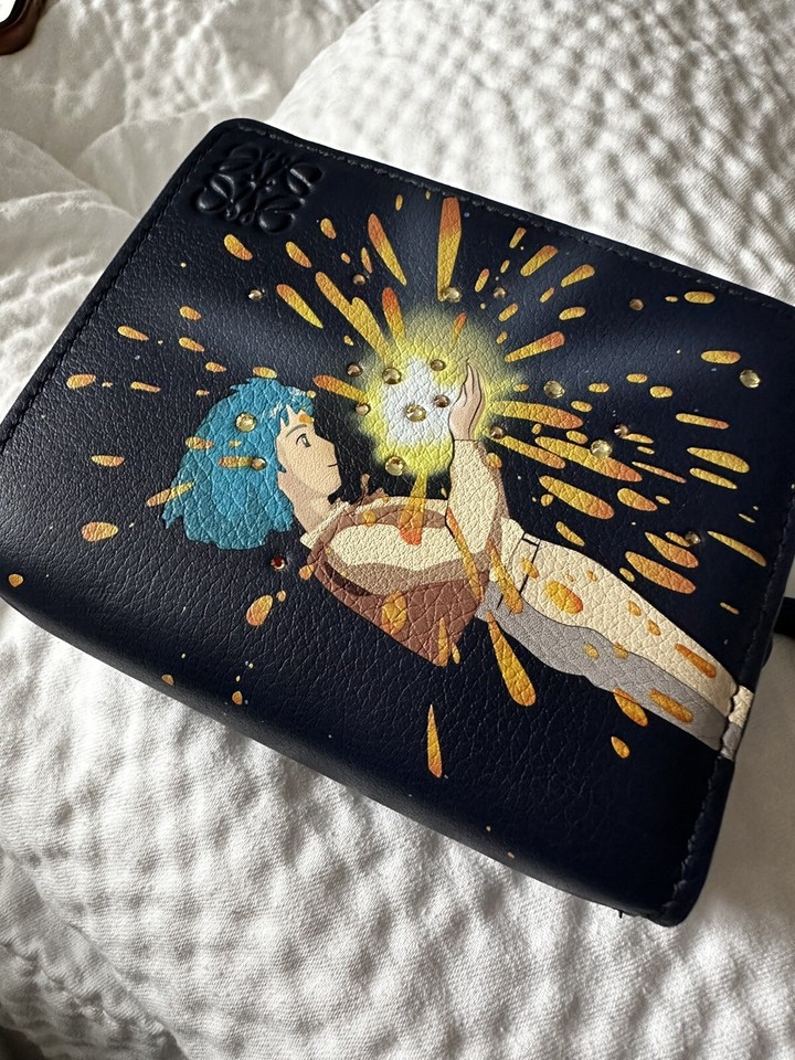 Loewe x Studio Ghibli Howl's Moving Castle Howl Magical Sky Wallet ...