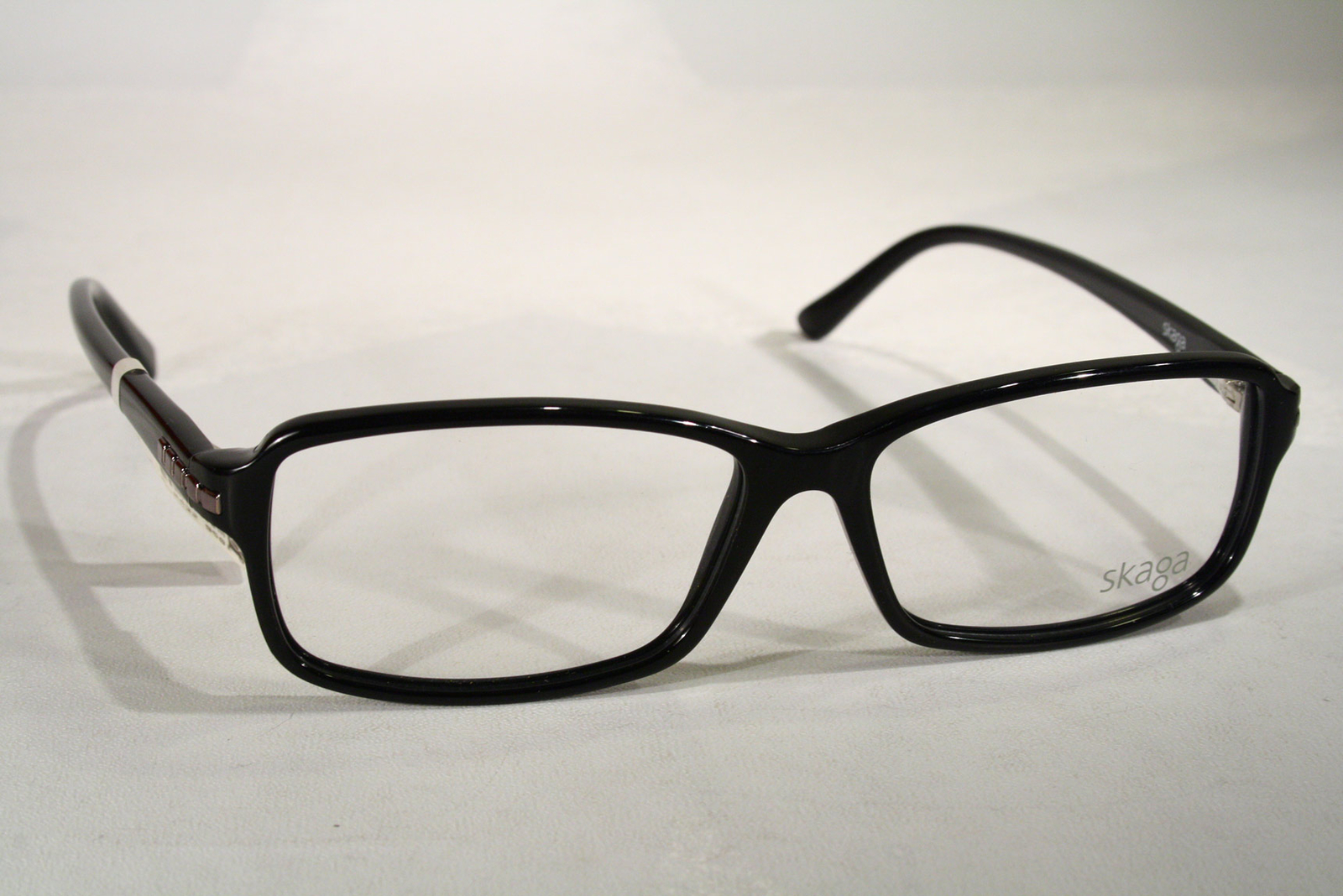 Black Plastic SKAGA Unisex Swedish Design Optical Glasses Frames ...