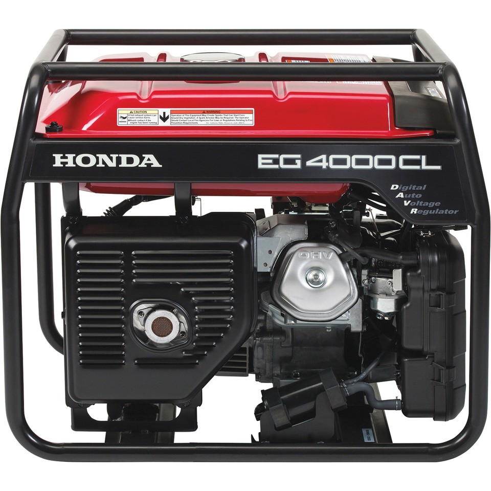 Honda EG4000 DAVR Series Portable Generator, 4000 Surge Watts, 3500 ...