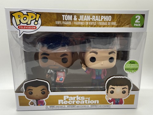 FUNKO POP TOM JEAN-RALPHIO PARKS AND RECREATION 2 PACK ECCC 2018 | eBay