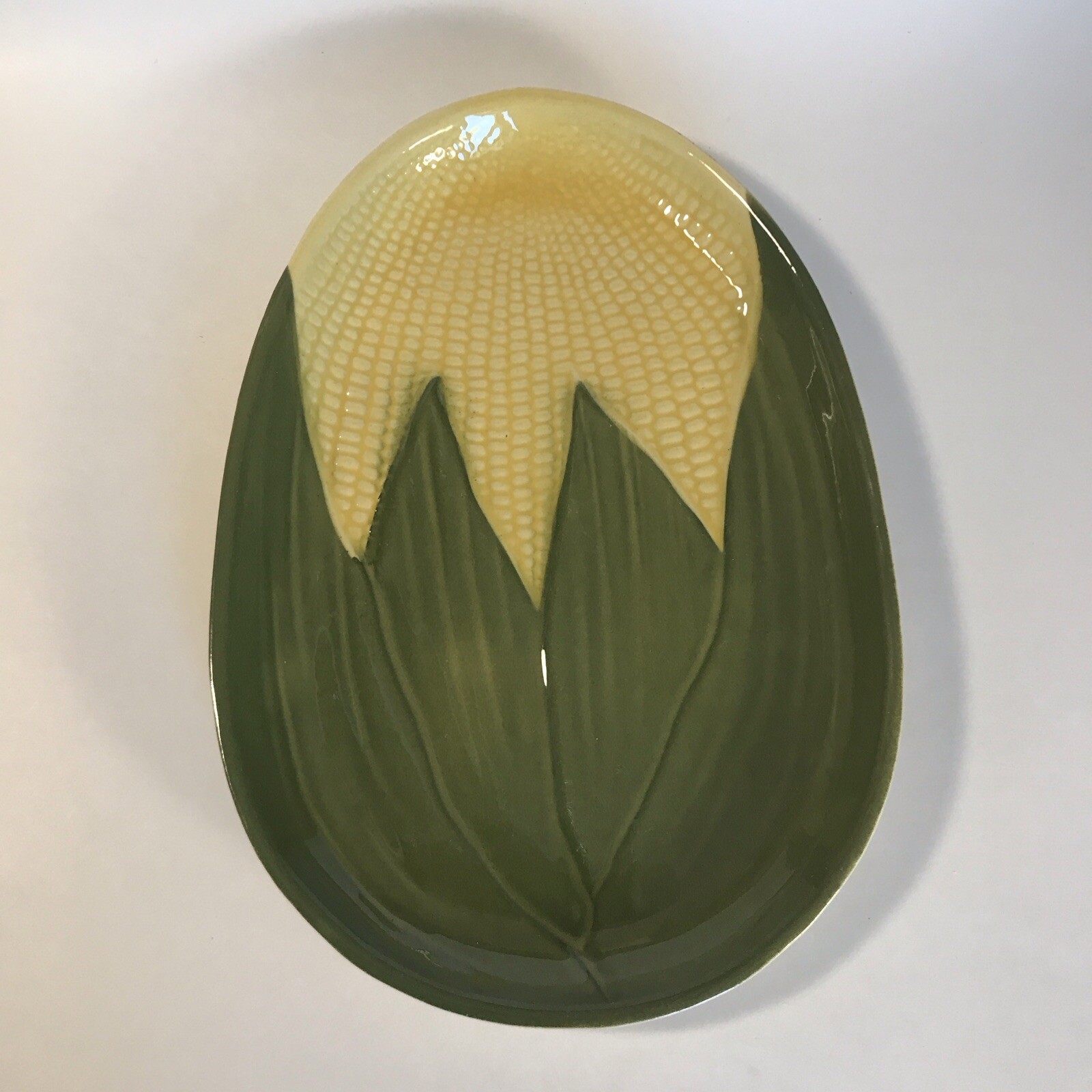 SHAWNEE POTTERY Genuine Queen Corn 12" Platter #96 Vintage Antique ...