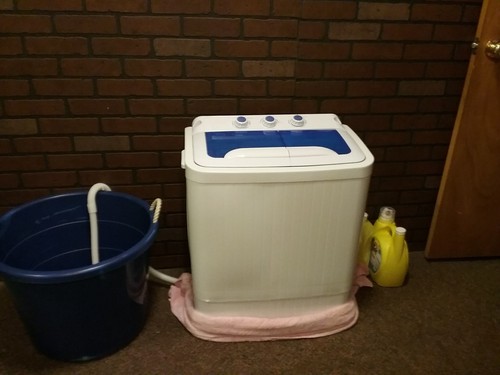 Della Mini Washing Machine Portable Compact Washer and Spin Dry Cycle ...