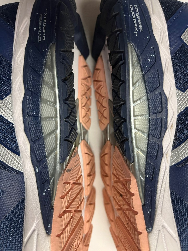 ASICS Women's Sz 6 Sneaker Blue/Silver Gel-Foundation Guidance-Line ...