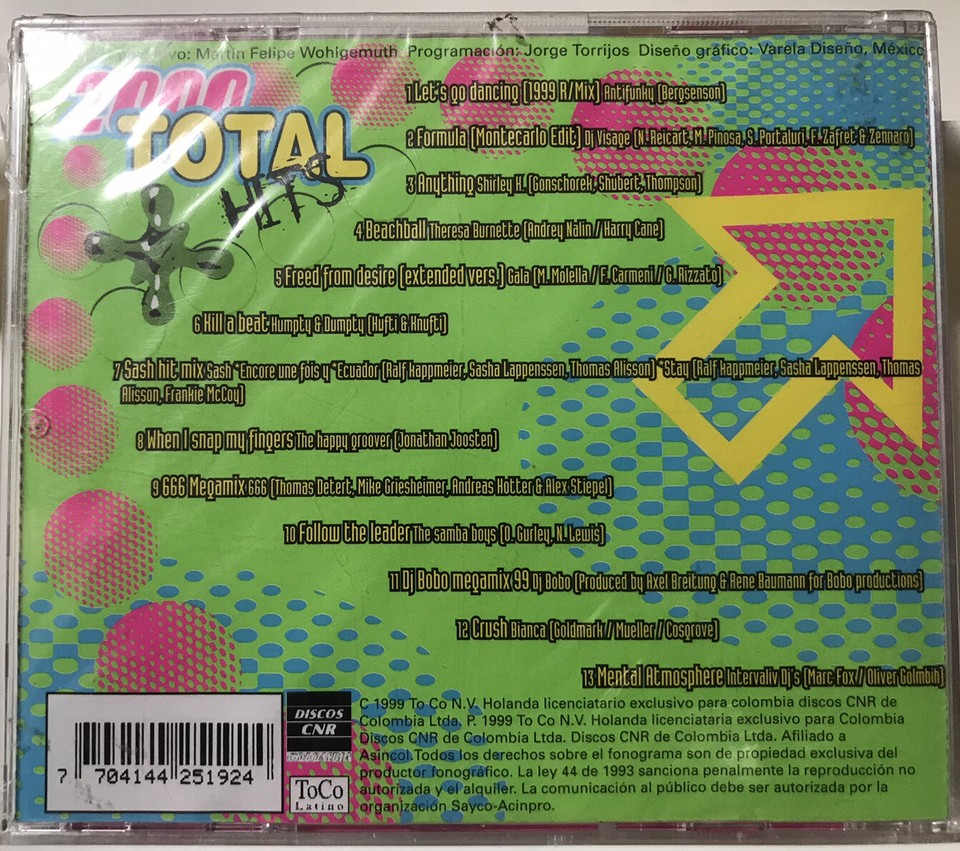 RARE 90S CD TRANCE Hits Let’s Go Dancing Dj Bobo Megamix Dj Visage Sash ...