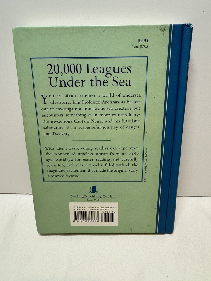 Classic Starts: 20,000 Leagues Under the Sea by Verne, Jules ...