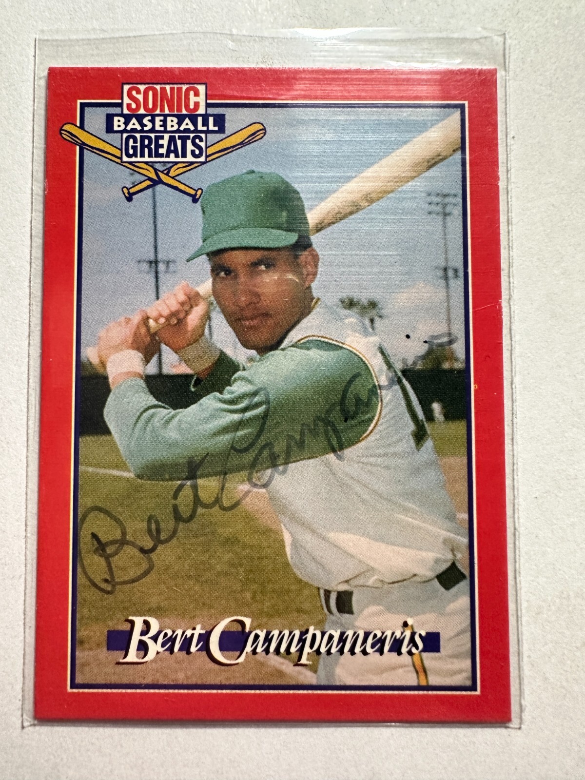 K35,061 - 1995 Sonic/Pepsi Greats #1 Bert Campaneris Autograph COA | eBay