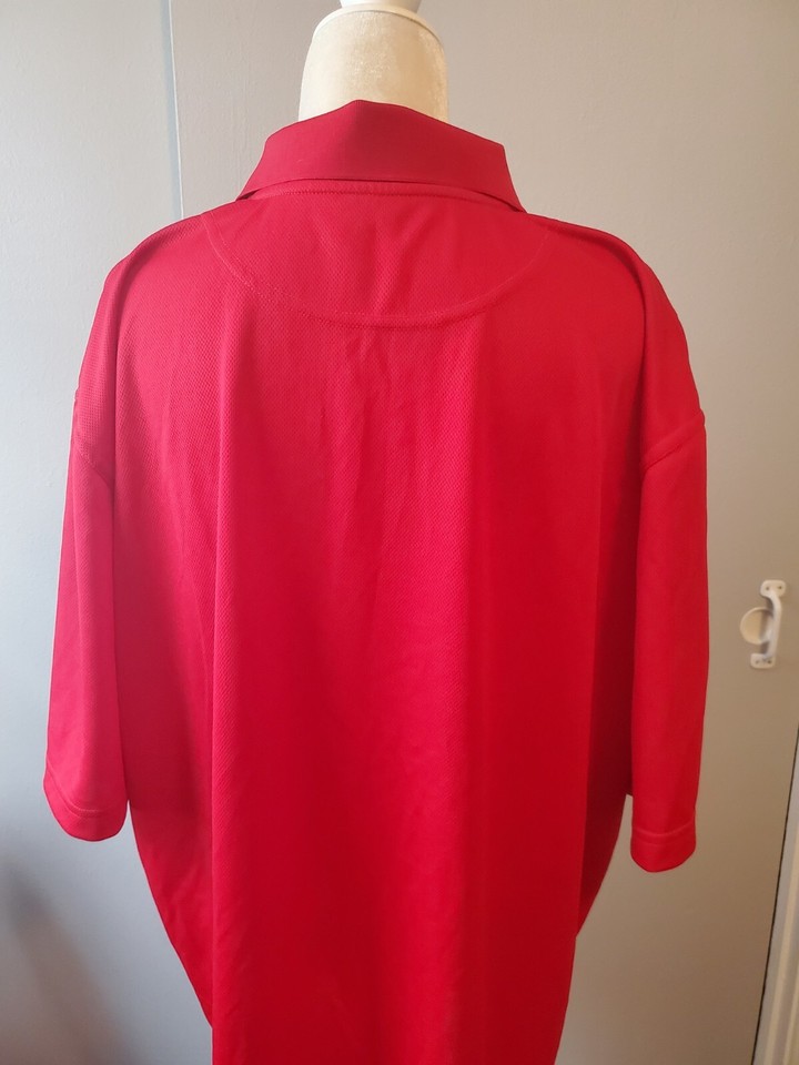 Five Guys Burgers And Fries Employee Uniform Polo Shirt Red Size 3XL ...