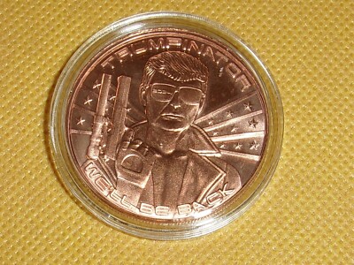 2024 TRUMPINATOR "We'll Be Back" 1oz Fine Copper BU Coin Round Trump | eBay