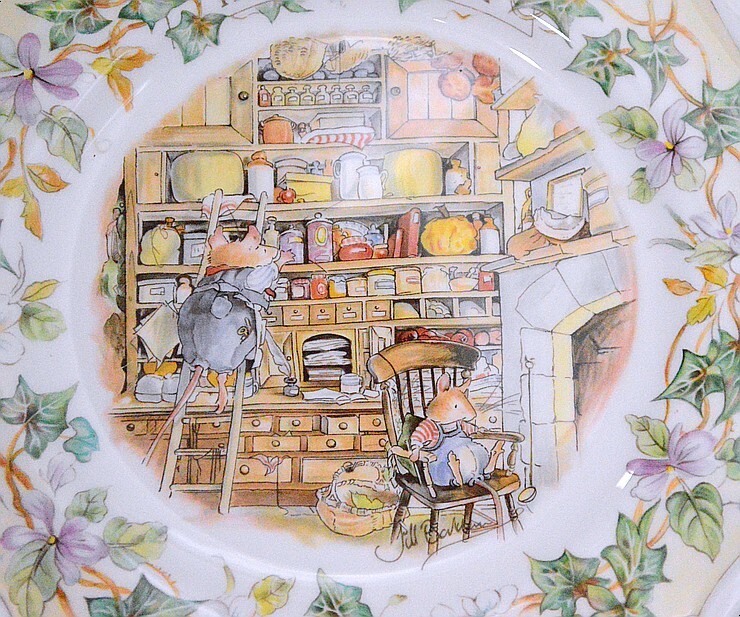 Royal Doulton England Brambly Hedge The Store Stump Plate 8" 118 | eBay
