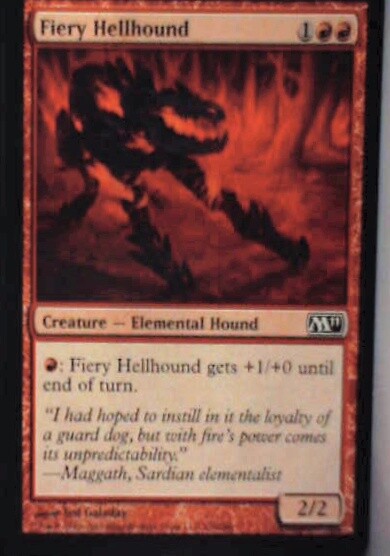 Fiery Hellhound - The List Reprints: #ORI-284, Magic: The Gathering Nm ...