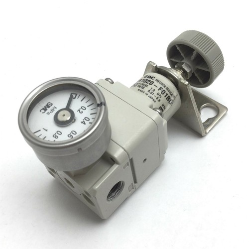 SMC IR1020-F01BG Precision Pneumatic Regulator, Supply: 1.0MPa, Set: 0. ...