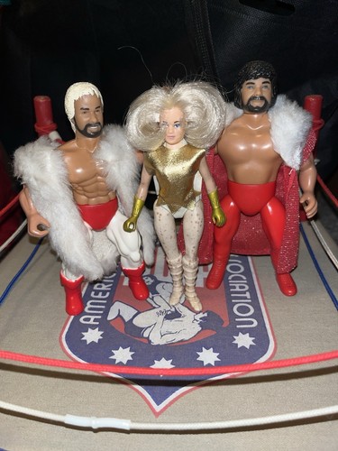 AWA REMCO STEVE REGAL JIMMY GARVIN & PRECIOUS WRESTLING FIGURES ️wwe ...
