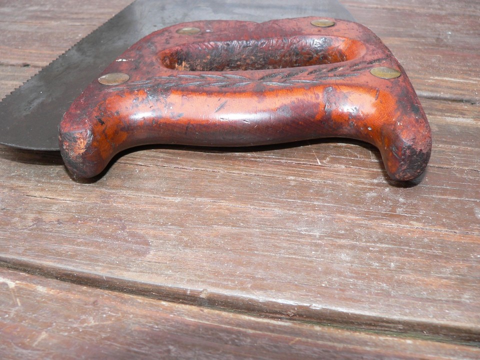 Vintage Bishop Bull Dog 26 in Hand Saw w/ Bulldog etch | eBay