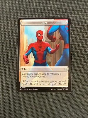 Copy 0001 / Human Citizen 0004 Double-Sided Token MTG Marvel's Spider ...