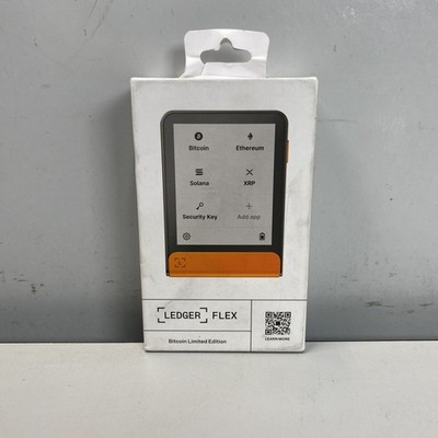 Ledger - Flex Crypto Hardware Wallet - E Ink Touch Screen - Bluetooth ...