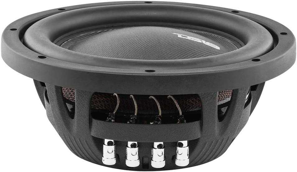 2) DS18 IXS10.4D 10" Shallow Mount Subwoofers 2400W DVC 4 ohm Slim Thin ...
