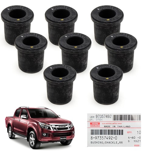 Rear Leaf Spring Shackle Bushing Rubber Short For Isuzu D-Max Spark ...